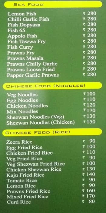 Menu at Al - Arabian Mandi & Restaurant KPS, Hyderabad
