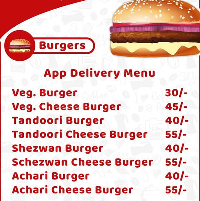 Menu of Ajay's Takeaway Food, Vapi Locality, Vapi