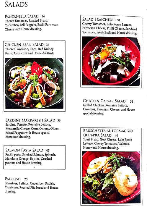 Menu of Adam's Kitchen, Jumeirah Lake Towers (JLT), Dubai