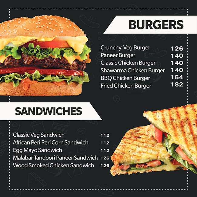 Menu of Classic Rider Cafe, Bellandur, Bangalore