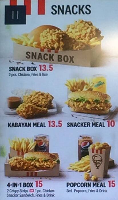 KFC Menu, Menu for KFC, Al Mushrif, Abu Dhabi - Zomato