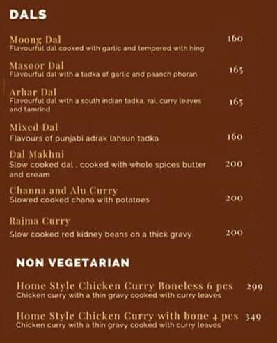Menu at Gurgaon Dabbawalas, Gurugram, Shop 12