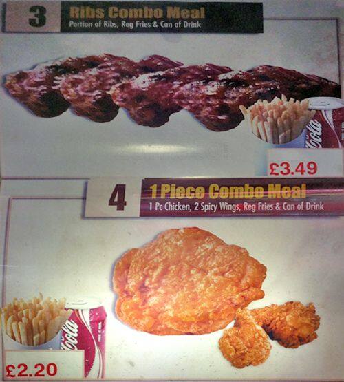 Menu at Chicken Ranch restaurant, London, 48 Rosebery Ave