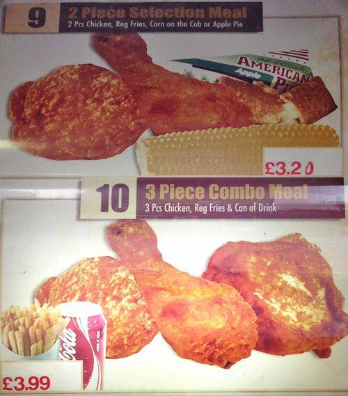 Menu at Chicken Ranch restaurant, London, 48 Rosebery Ave