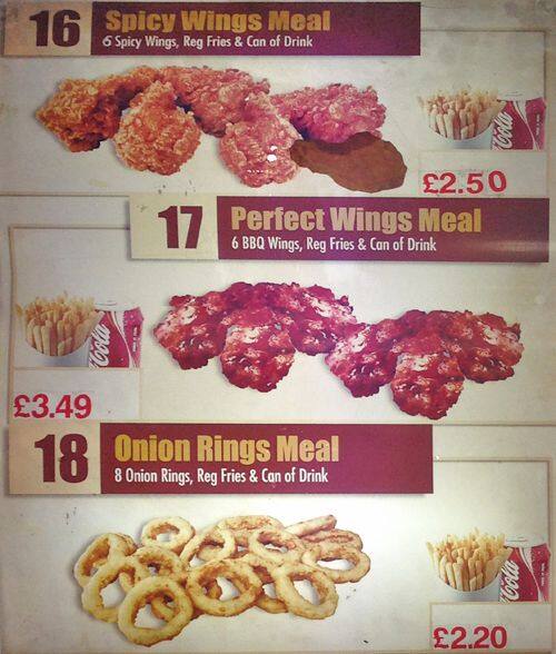 Menu at Chicken Ranch restaurant, London, 48 Rosebery Ave