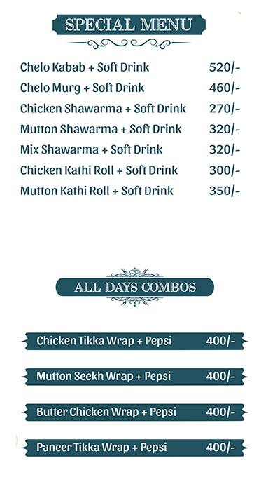 Menu at Blue Nile Restaurant, Pune, 102