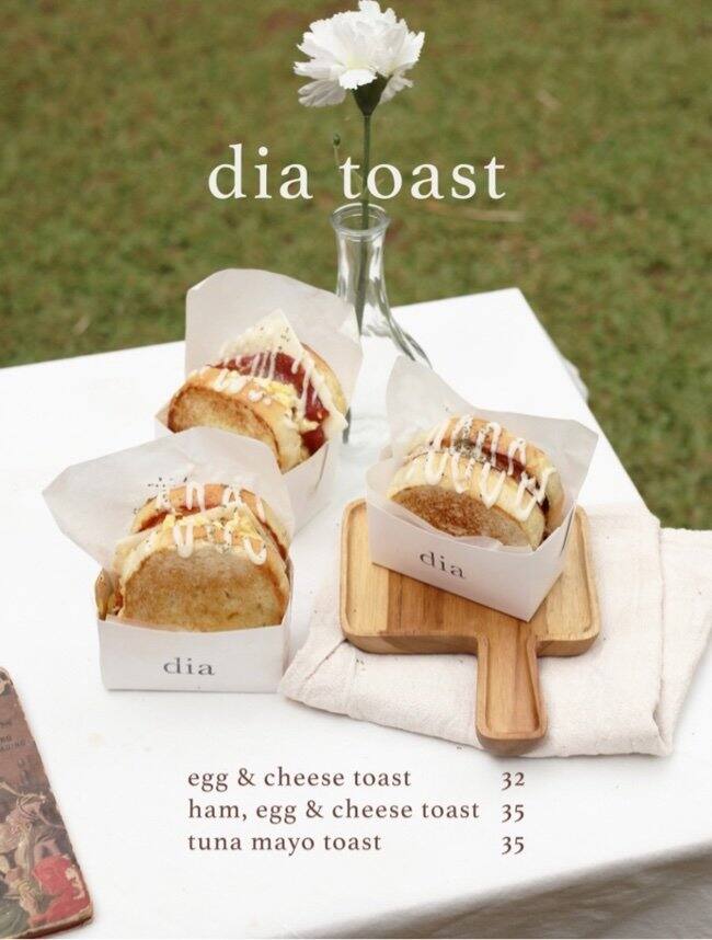 Menu at Coffee Dia cafe, West Jakarta