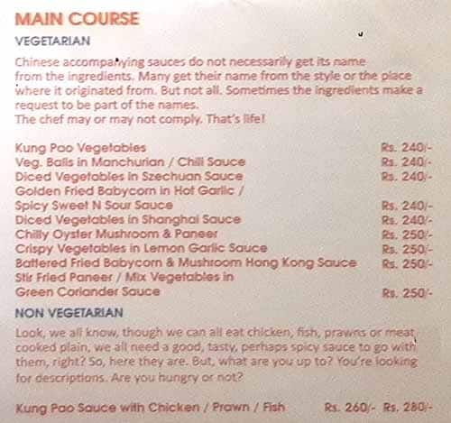 Menu at Sun Moon & Potatoes, Mumbai, 11 & 12