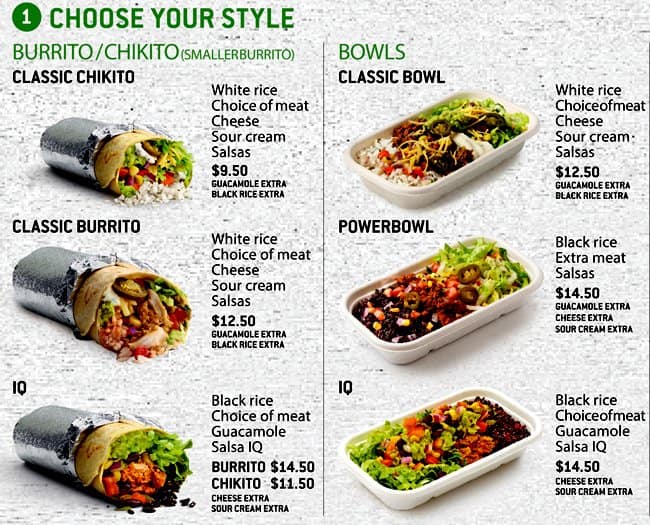 Zambrero Menu, Menu de Zambrero, Elliott Street, Auckland - Menumania ...