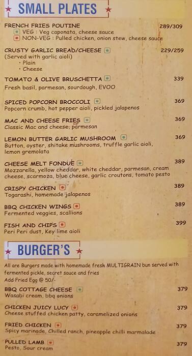 Menu at Ci Gusta!, Hyderabad, 66