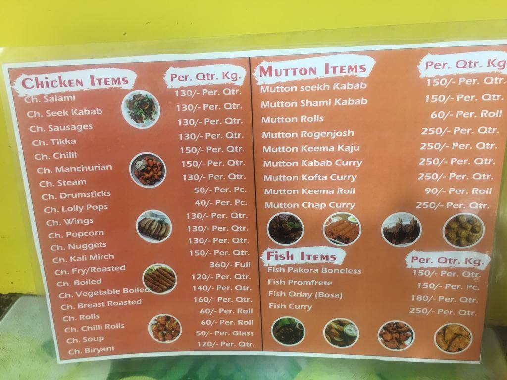Menu at Anand Fresh Chicken, Meerut, XPW5+MP3