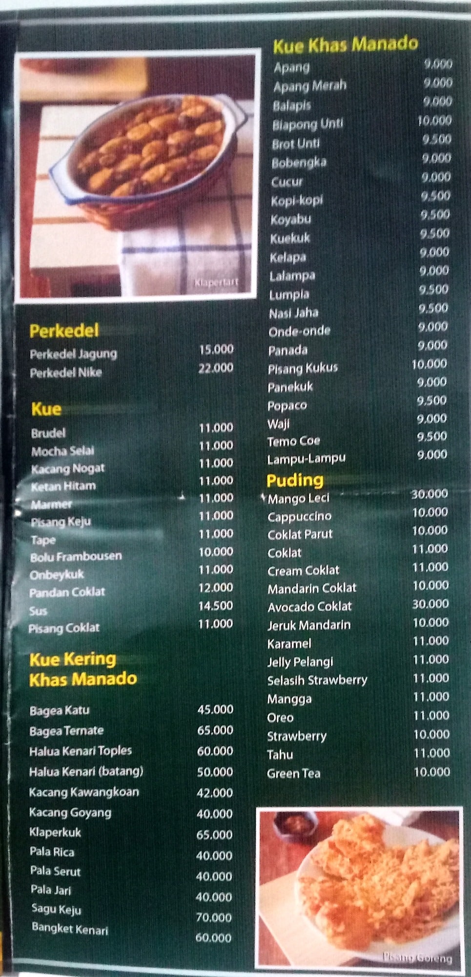 Daftar Harga Menu Food Garden Kemang | Fasci Garden