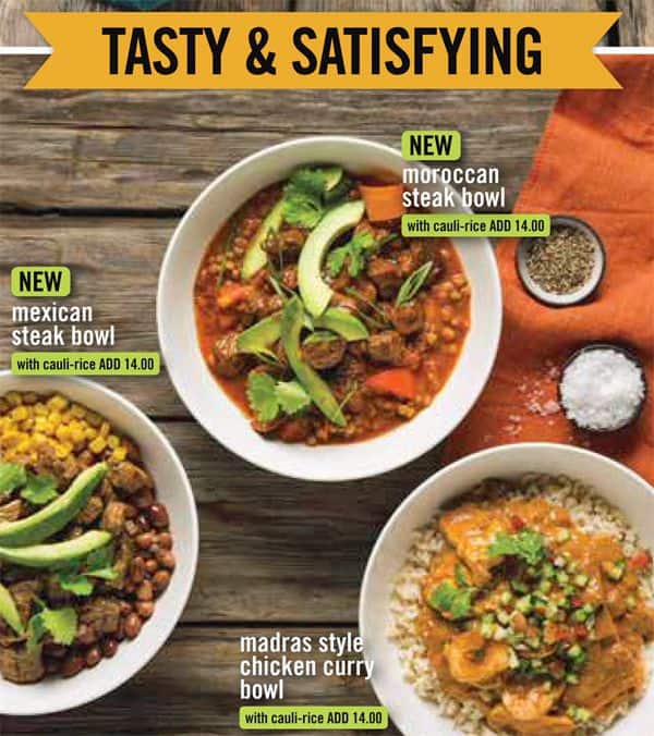 Carta del restaurante KAUAI Gateway Food Court, Durban