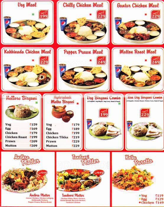 Naga's Menu, Menu for Naga's, Edappally, Kochi - Zomato