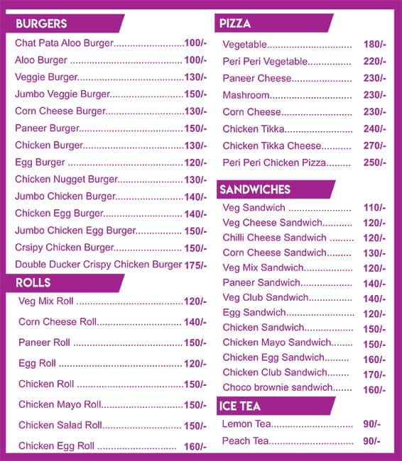 Menu at The Burger Shop, Pimpri-Chinchwad, HQWF+C42