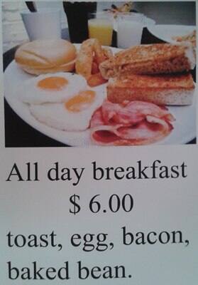 Menu at 88 Cafe Lunch Bar, Auckland