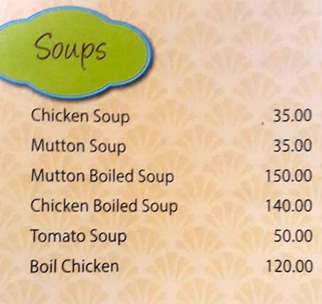 Menu of Cafe Goodluck, Deccan Gymkhana, Pune