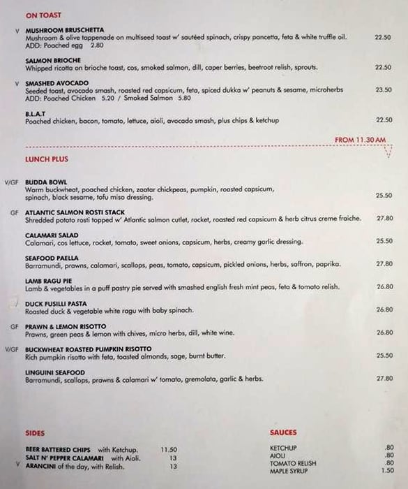 Menu at The Food Republic, Blackburn