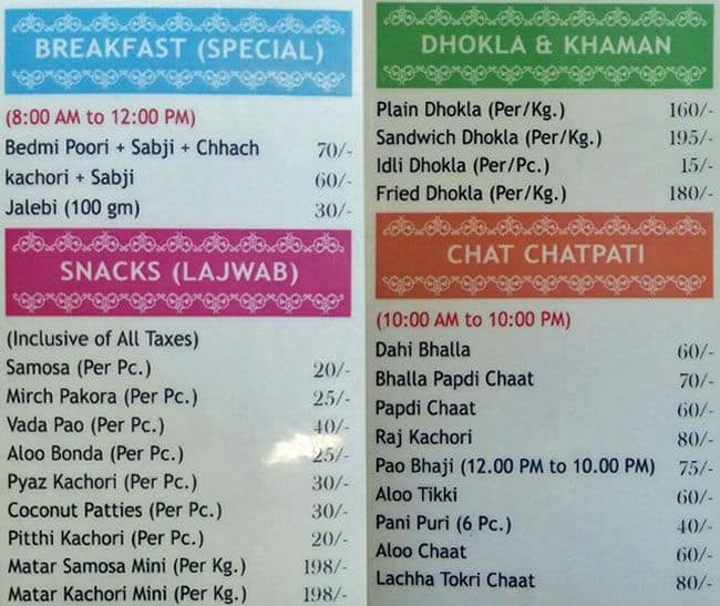 Chhappan Bhog Menu, Menu for Chhappan Bhog, Fatehpura, Udaipur - Zomato