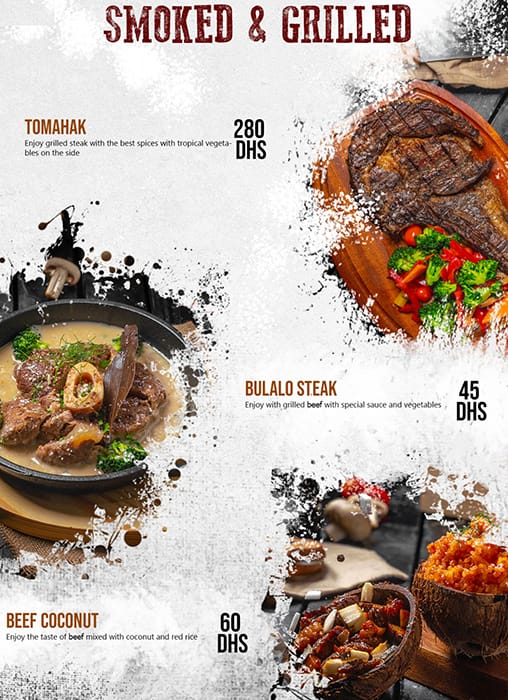 Menu at B.B.Q_station restaurant, Ajman