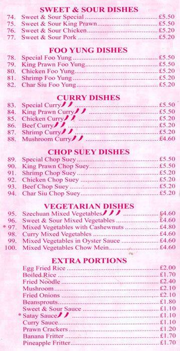 Menu at Delight fast food, Manchester, 183 Moorside Rd