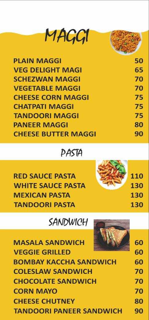 Menu of The Tea Factory, Model Town, Jalandhar