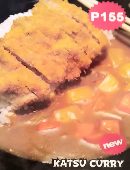 Menu at Hocho Japanese Restaurant, Manila