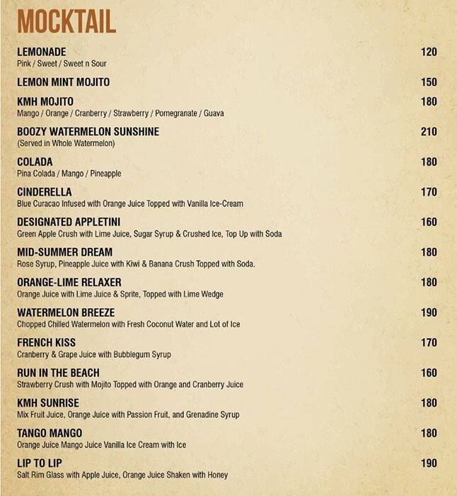Menu of Kaffee - Mast Hai, Chandkheda, Ahmedabad