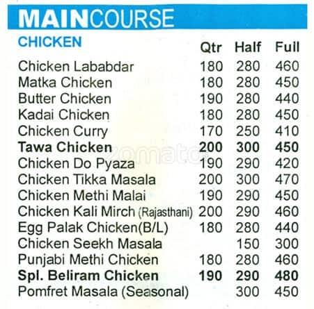 Menu at Food Express, Delhi, Shop No.9