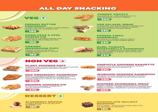 Menu of Dunkin' - Donuts & Coffee, Hathibarkala Salwala, Dehradun