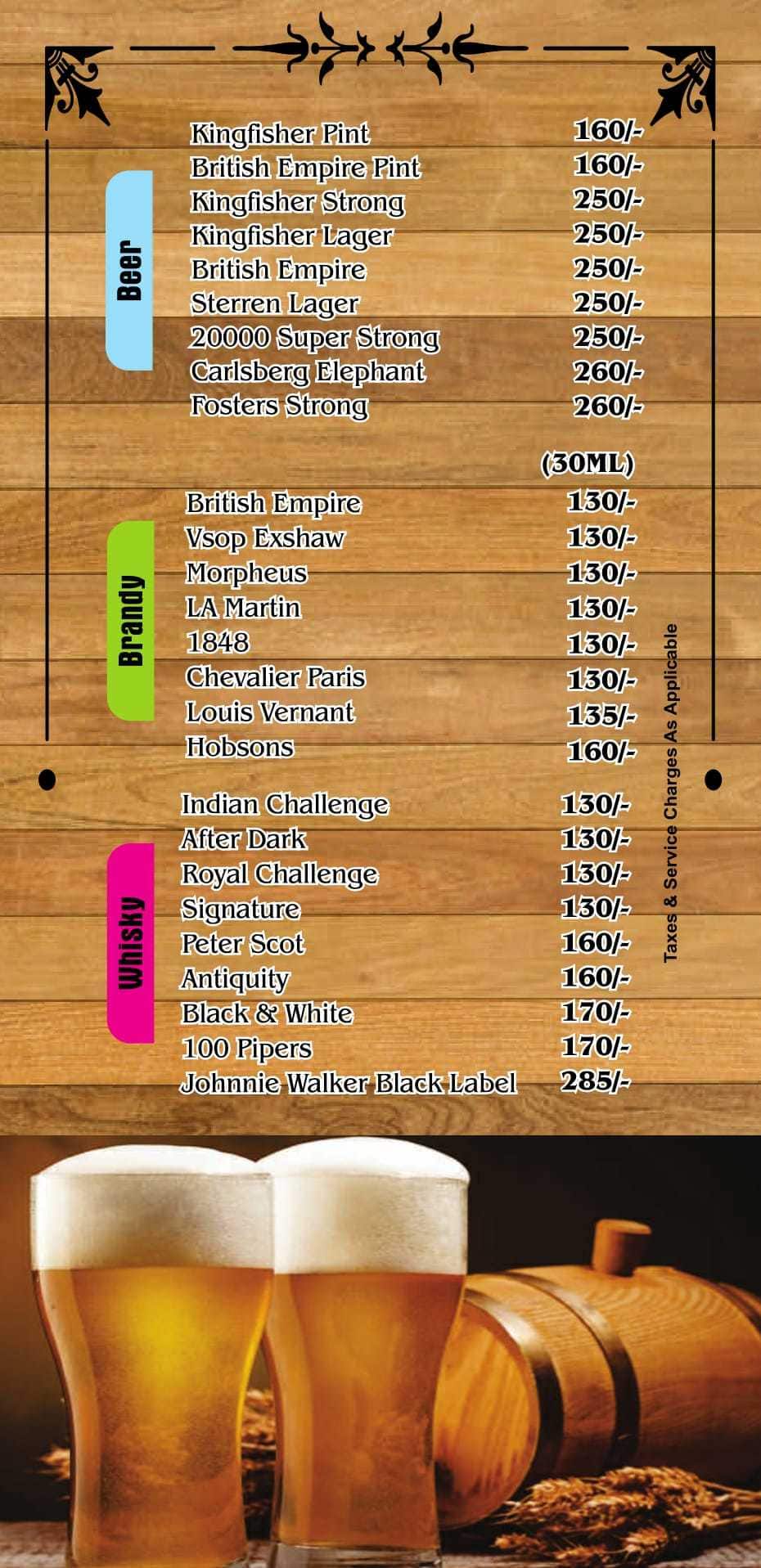 Skyline Menu, Menu for Skyline, T. Nagar, Chennai - Zomato