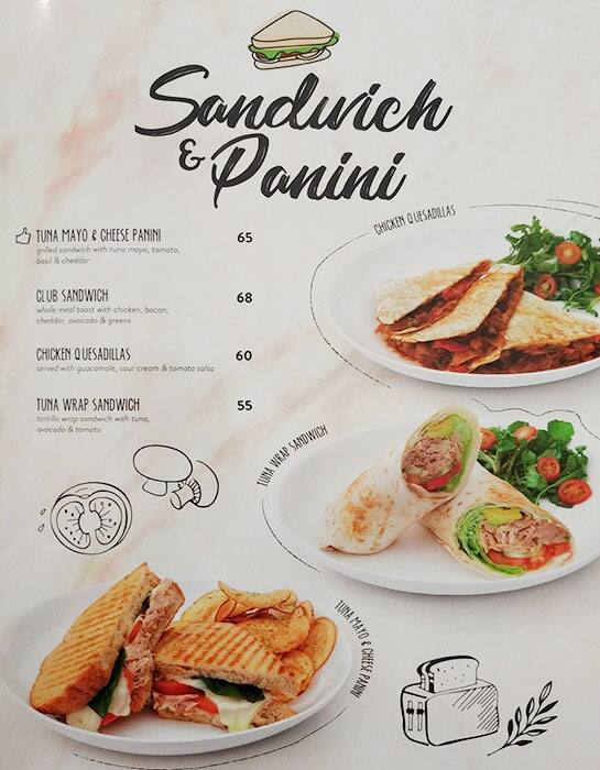 Menu at Lattice Cafe, Jakarta, Deutschebank Building