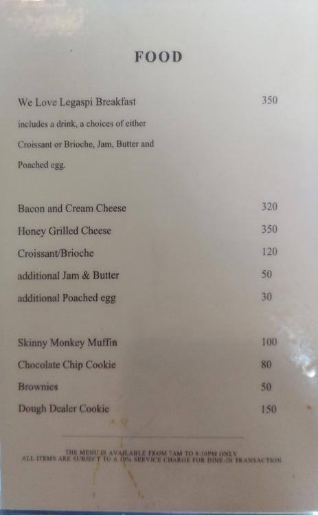 Carta del pub y bar The Curator, Makati, 134 Legaspi cor. C. Palanca ...