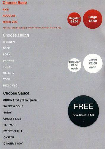 Menu at Something Tasty restaurant, Dublin