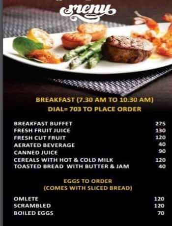 Menu of The Coastal Tawa, Margao, Goa