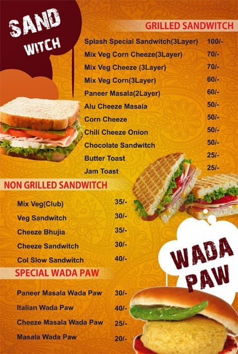 Cafe Splash Menu, Menu for Cafe Splash, Shobha Bazar, Kolkata - Zomato