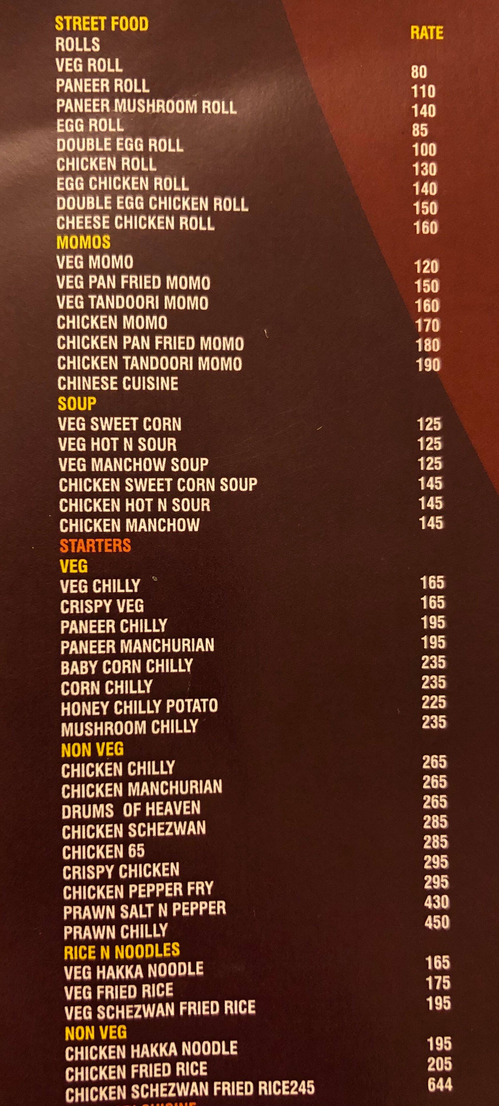 Menu at Mahi Restaurant & Banquets, Ranchi