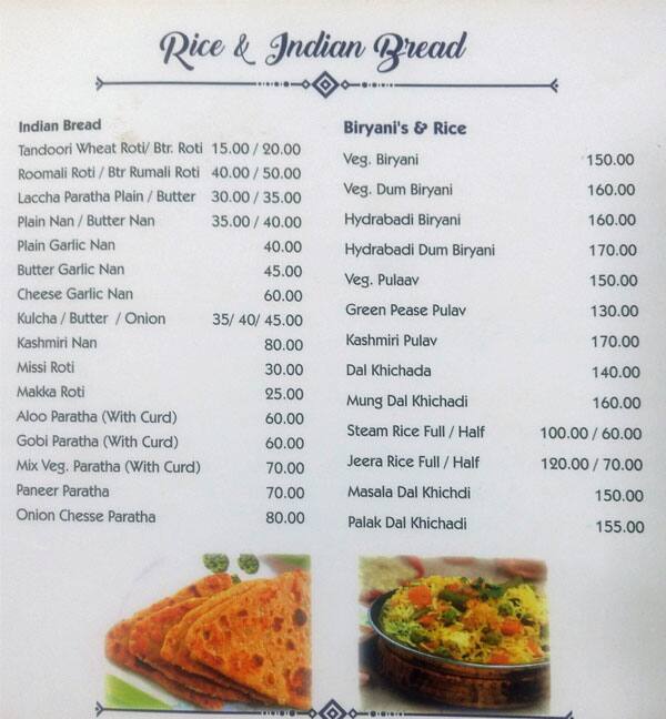 Menu at Food Castle, Nashik, Shop 1