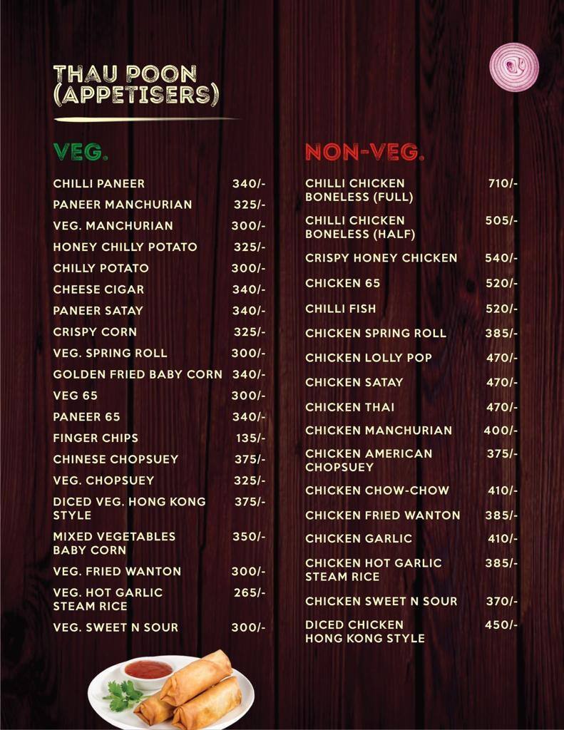 Menu at Mehfil Restaurant, Kanpur, 16/12