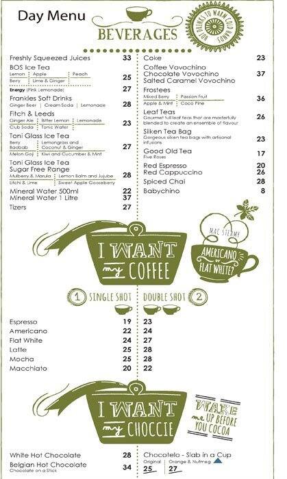 Vovo Telo Menu, Menu for Vovo Telo, Moreletapark, Pretoria - Zomato SA