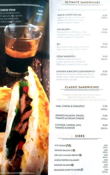 Menu at The Coffee Club Café - Surfers Paradise, Surfers Paradise, G05 ...