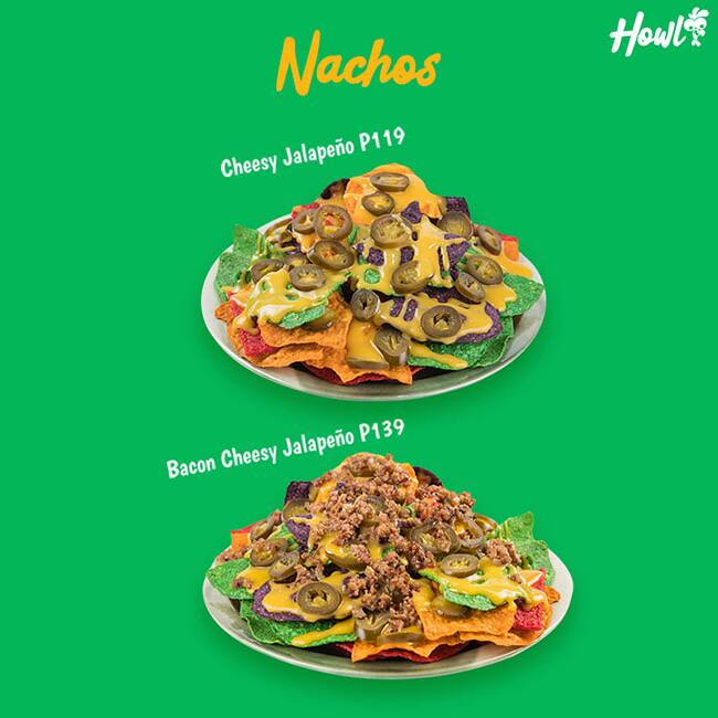 Menu at Howl Chicken restaurant, Quezon City