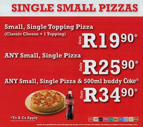 Menu at Roman's Pizza pizzeria, Centurion, Cantonments Rd.