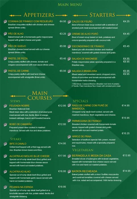 Menu at toastie cafe, Dublin