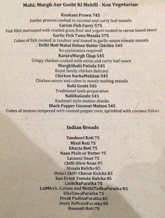 Menu at Ivory Kitchen, Kolkata, NO.22