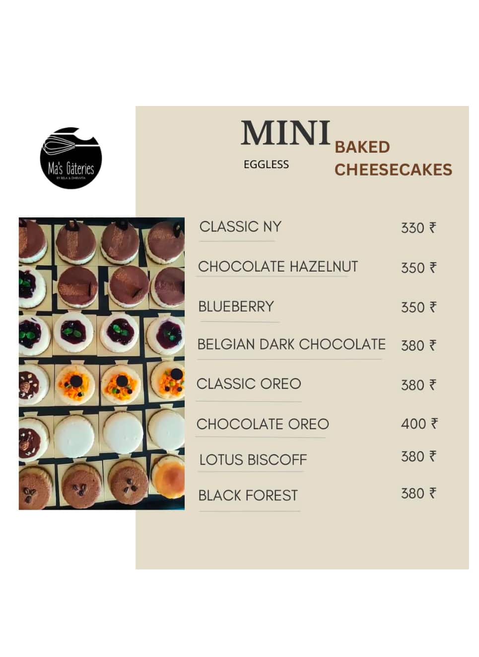 Menu of Mas Gateries, Bodakdev, Ahmedabad