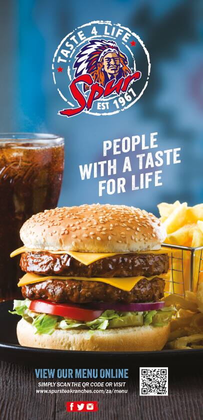 Menu at Golden Spear Spur restaurant, Randburg