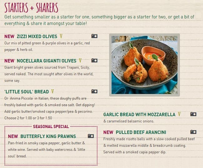 Zizzi Menu, Menu for Zizzi, Harborne, Birmingham - Zomato UK
