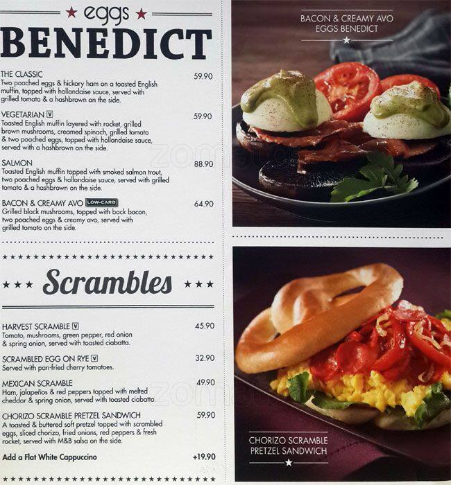 Menu at Mugg & Bean, Hartbeespoort, Sediba Plaza