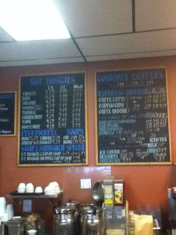 Menu at Acoustic Cafe, Winona